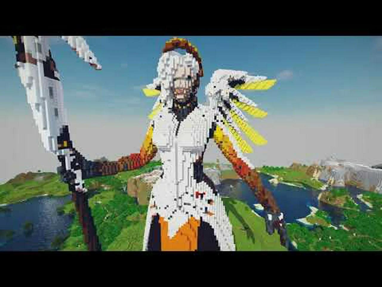 Minecraft Mercy from Overwatch Build!