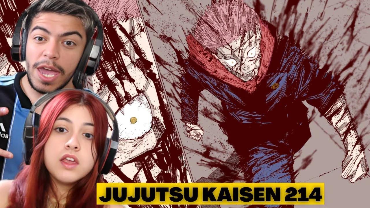 YUJI ITADORI MACETA SUKUNA NA PORRADA EM JUJUTSU KAISEN 214 | REACT