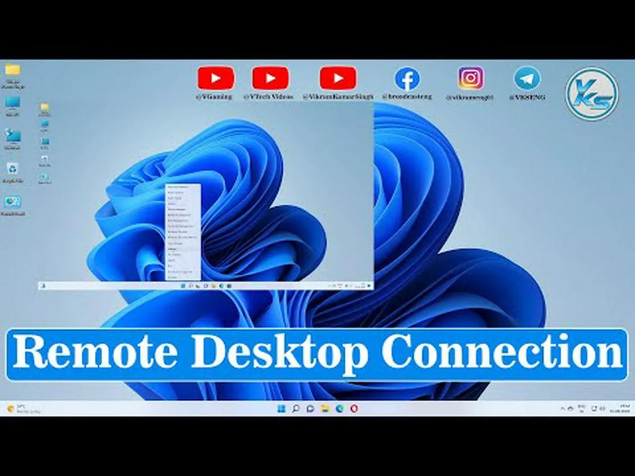 Windows 11 - How To Set Up Remote Desktop Connection