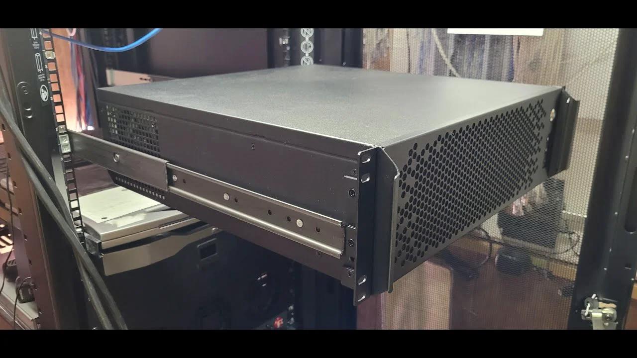 How to install the Sliger General Devices rails for the 3U CX3702 NAS case