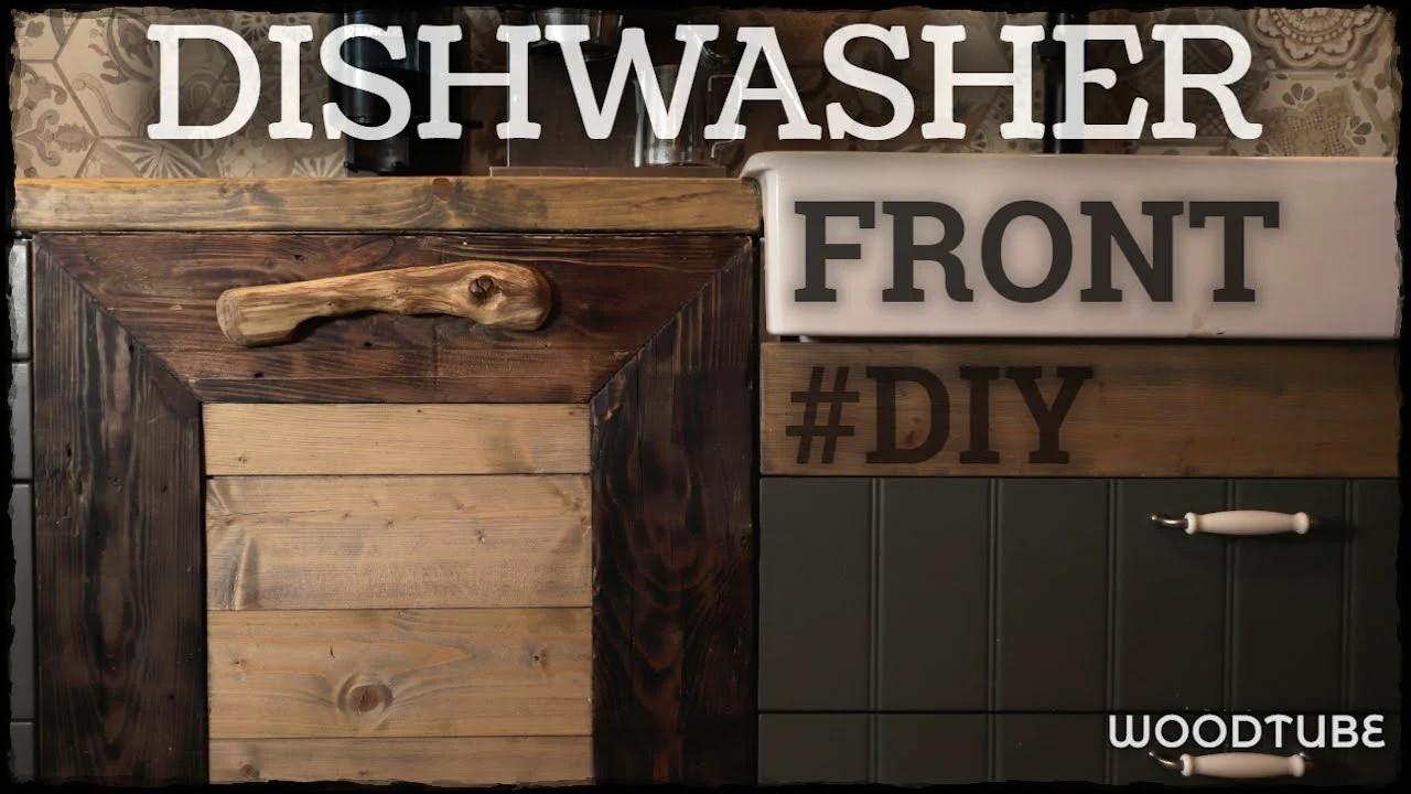 How to Make a Dishwasher Front Panel using Pallet Wood | DIY