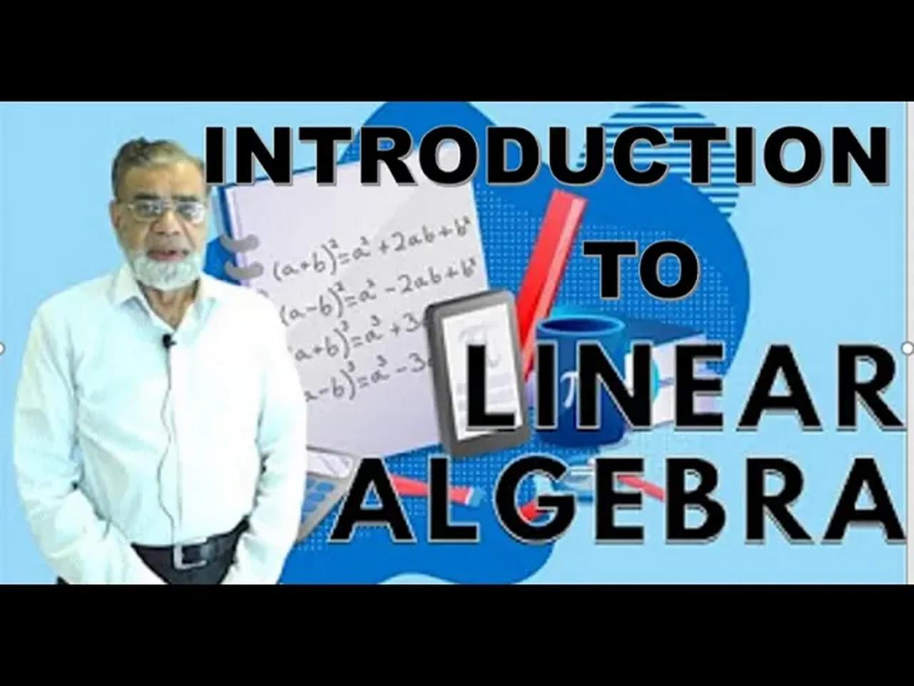 Introduction to Linear Algebra | Lesson 1 | Engineering Mathematics ...