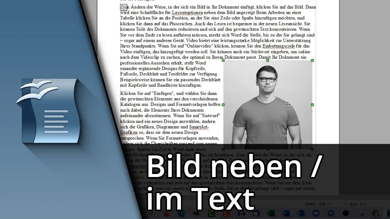 Open Office Writer Bild neben Text | Bild im Text Tutorial