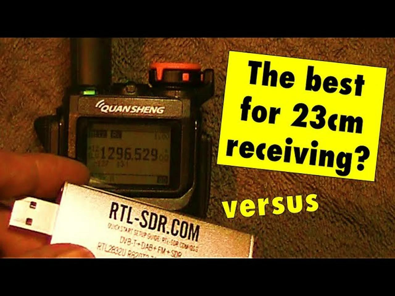 The best cheap receiver for 1296 MHz (RTL SDR vs Quansheng UV-K5)