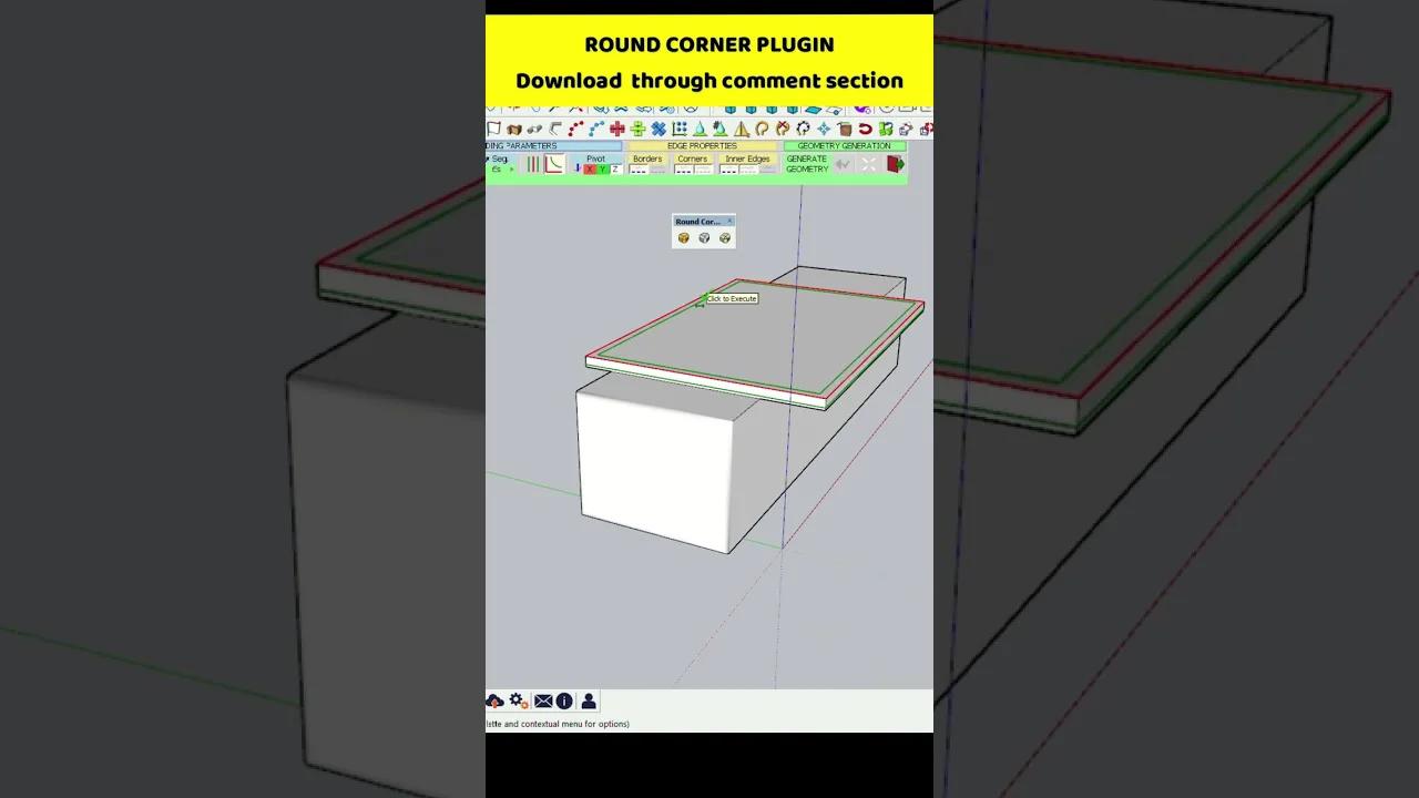 Free Alternative Of Round Corner Plugin Sketchup Essential Tutorial