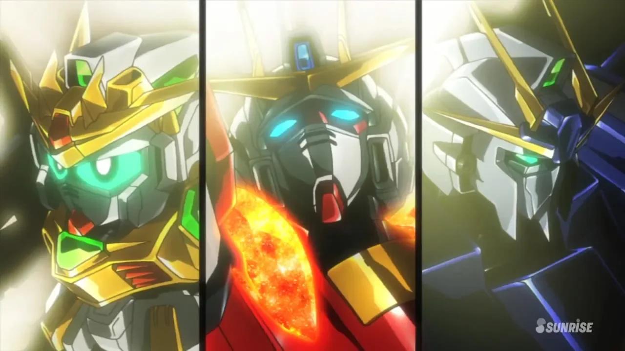 Team Try Fighter vs Team Amorphous: Gundam Build Fighters Try