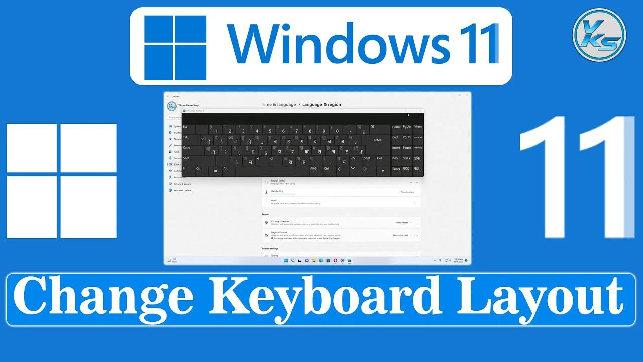 Windows 11 - How To Change Keyboard Layout