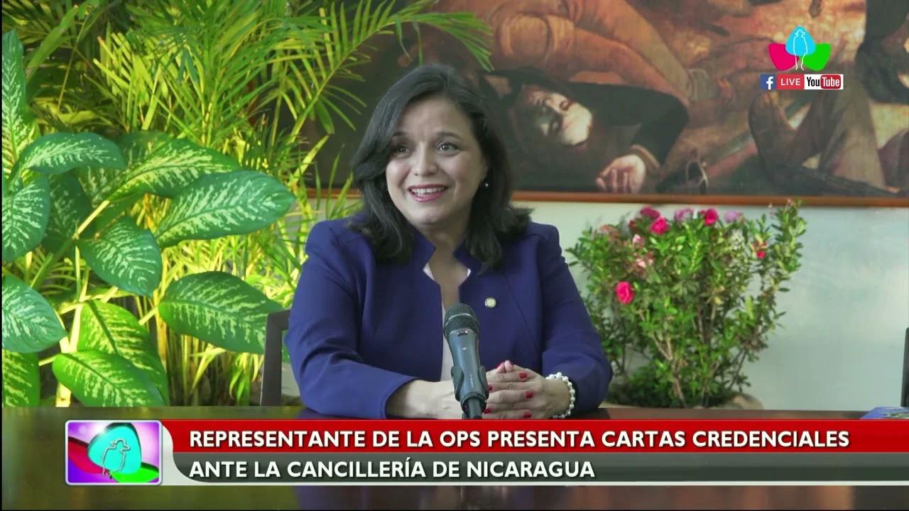 Nicaragua recibe cartas credenciales de la representante de OPS/OMS
