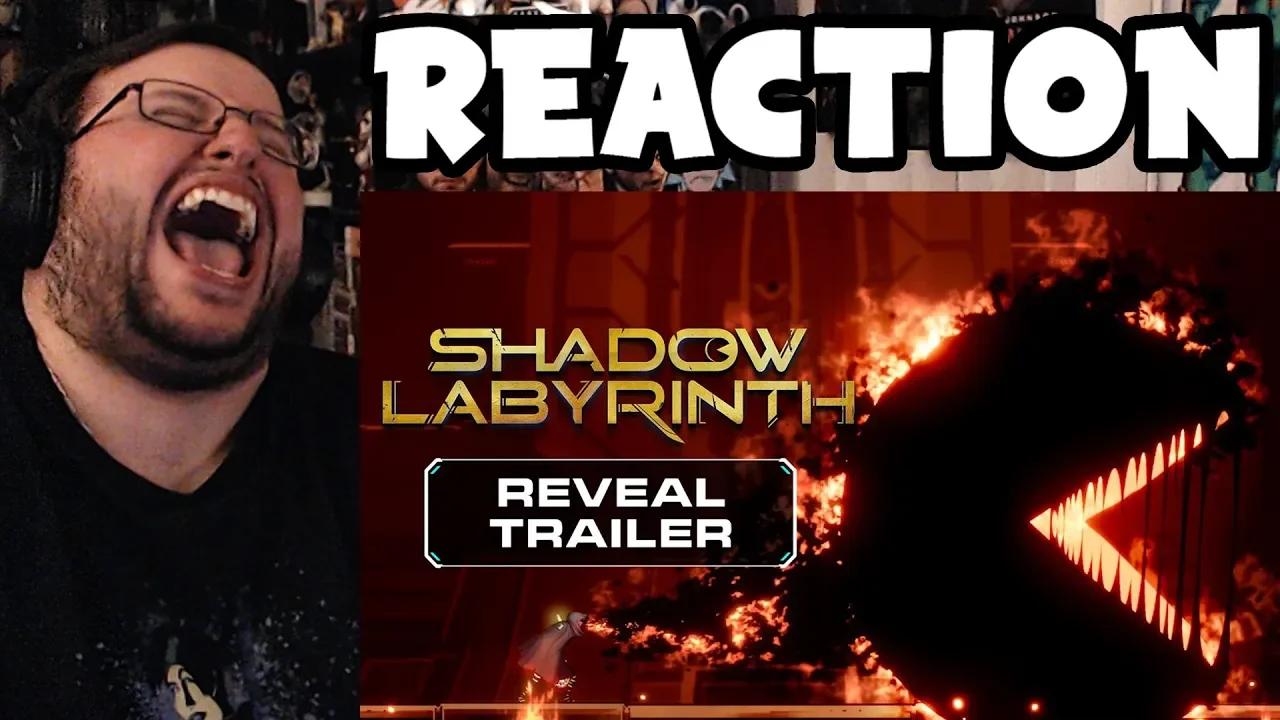 Gor's "Shadow Labyrinth Reveal Trailer" REACTION (THEY MADE A PAC MAN SECRET LEVEL GAME LET'S GO!)