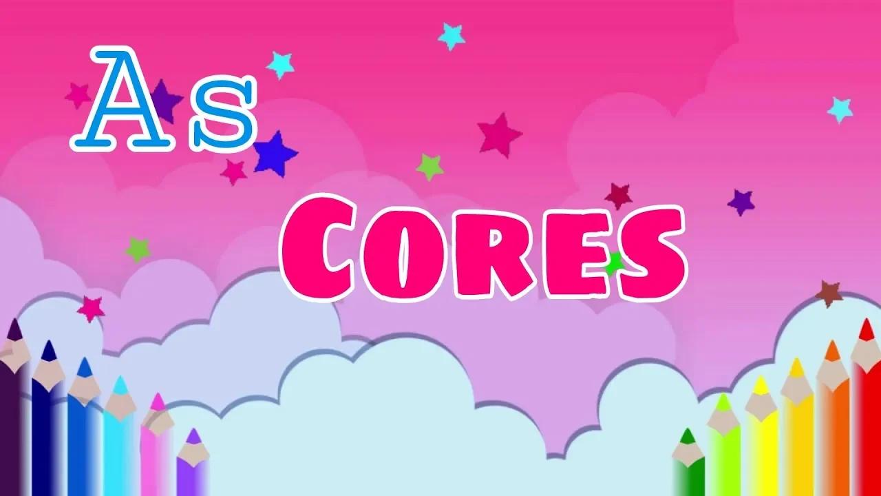 As CORES em Português para crianças