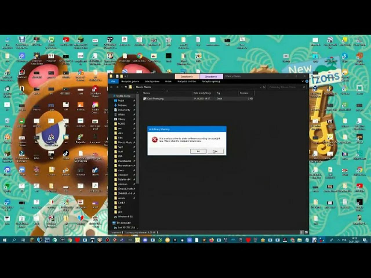 Windows 10 Anti Piracy Screen