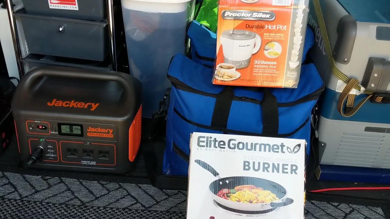 Jackery Explorer 1000 running a Dometic CFX 40 Refrigerator- Test