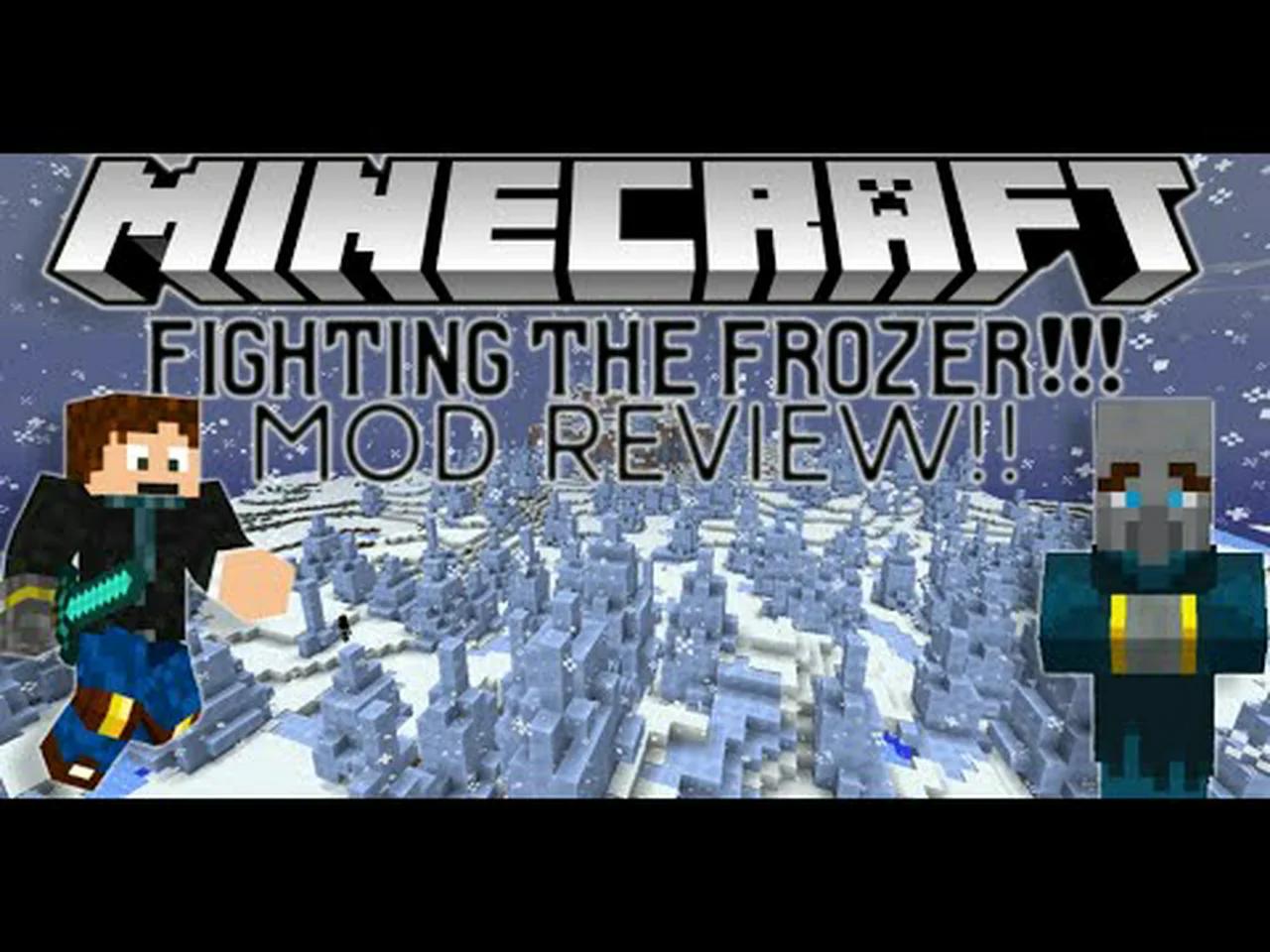 FIGHTING THE FROZER!!! | A Minecraft Mod Showcase | Eli ez