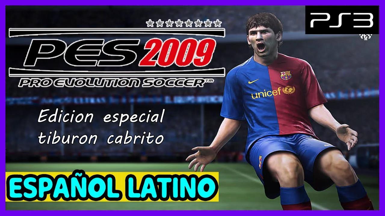 PES 2009 PS3 PKG (NO HAN) & CARPETA (ESPAÑOL LATINO) 🎮 ️