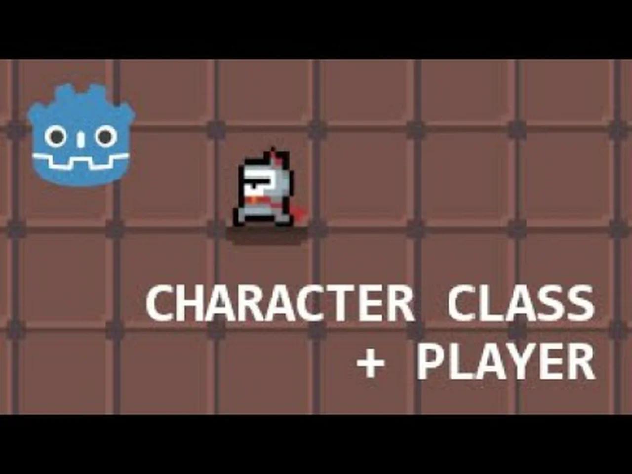 Make a Godot Roguelike Part 1 - Character class and player