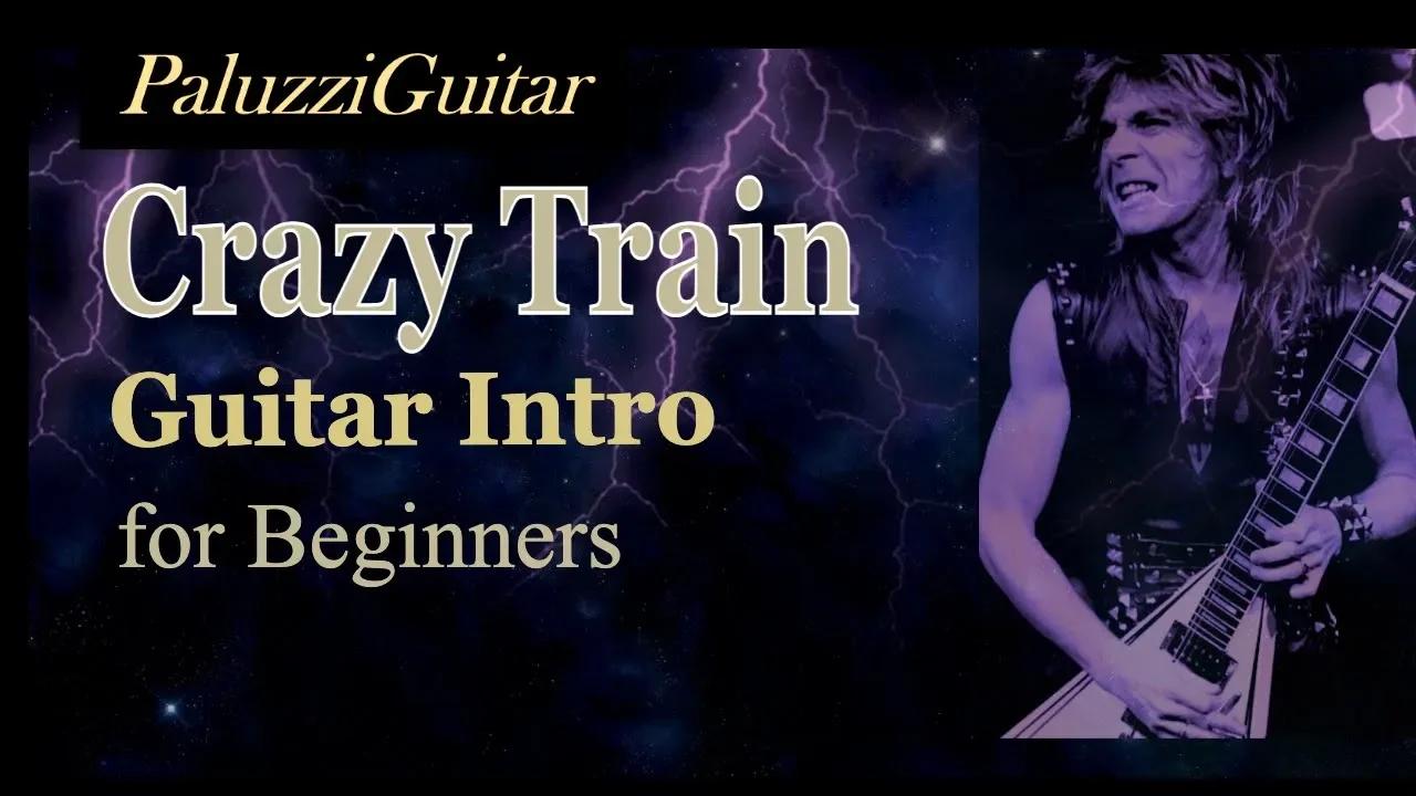 Crazy Train Guitar Intro For Beginners Slow Speed Practice Loops Lesson