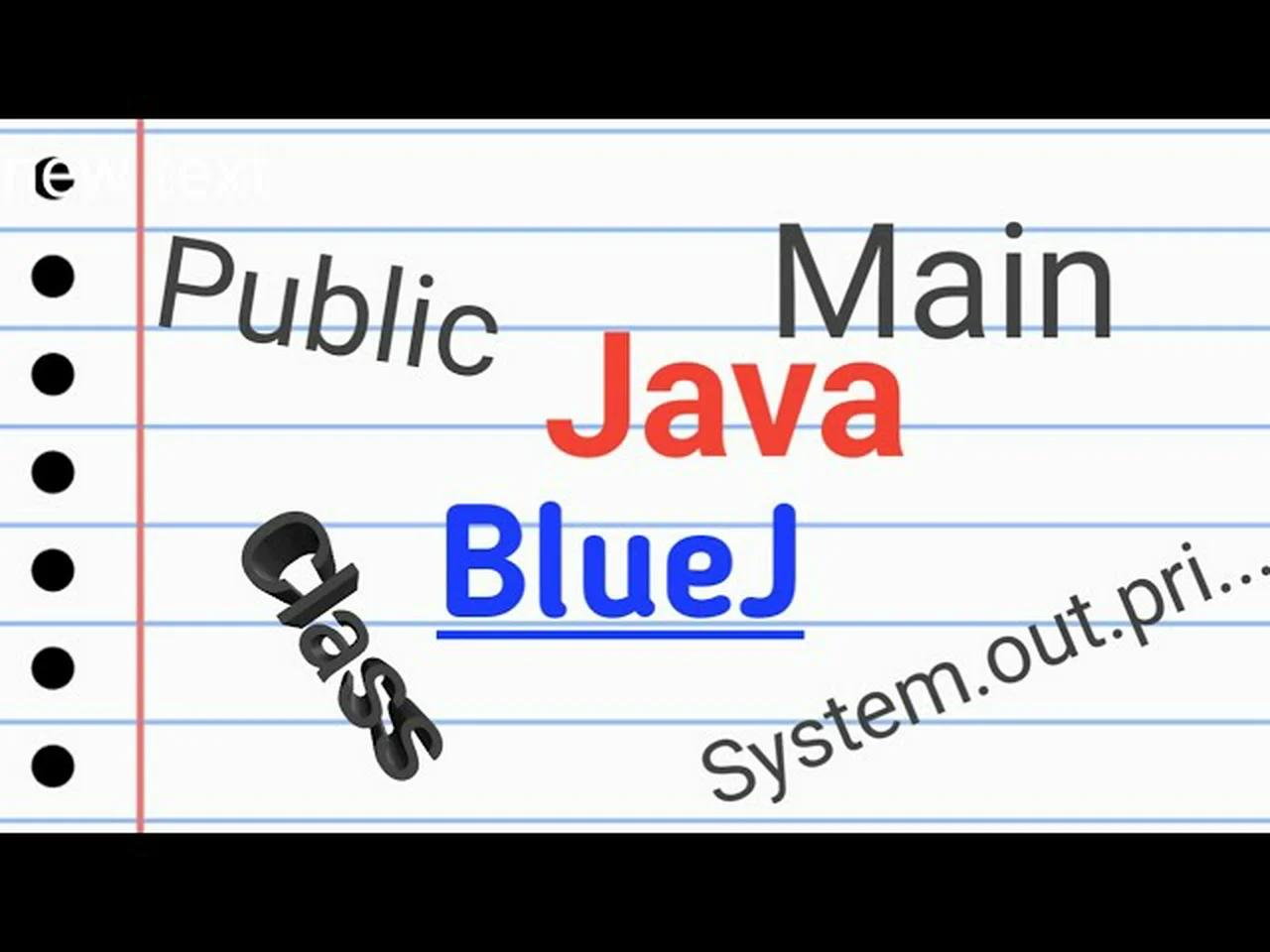 How to code BlueJ to say something (Java)