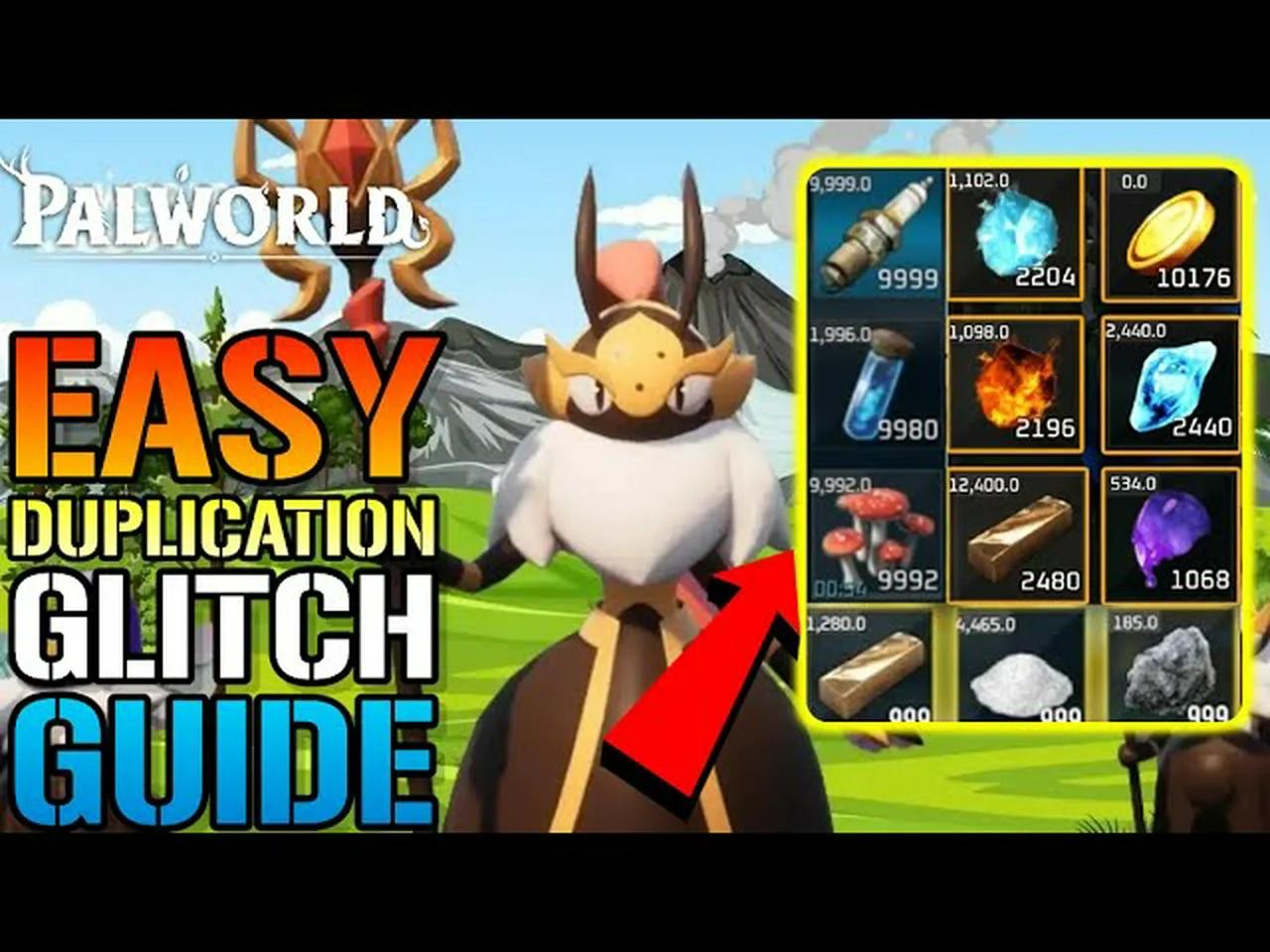Palworld: EASY DUPLICATION GLITCH! INFINITE ITEMS! EASY To FOLLOW (Dupe Guide)