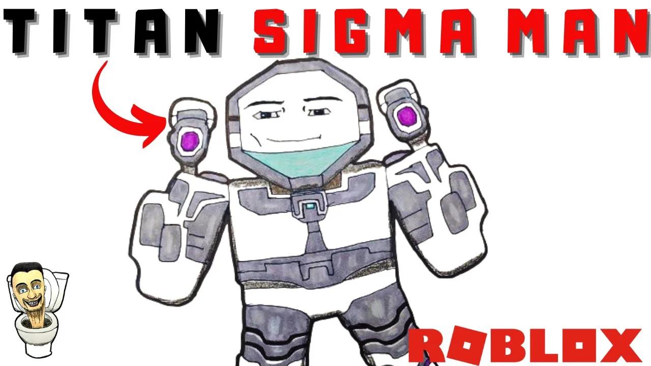 Como DIBUJAR al TITAN SIGMA MAN del Toilet Tower Defense ROBLOX ...