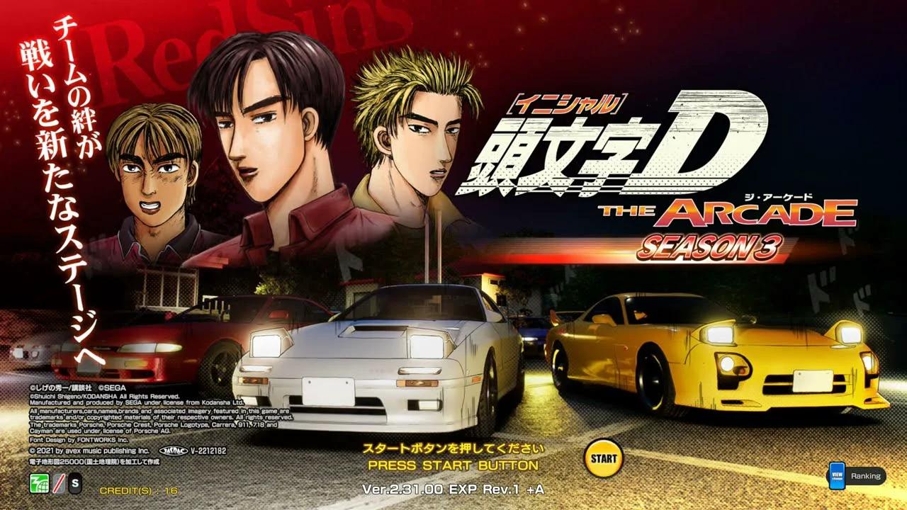Initial D Arcade Season 3 - 4K gameplay (Teknoparrot)