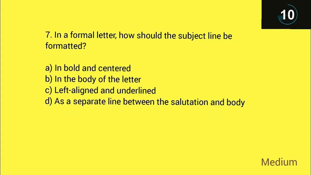 English letter writing questions for grade 9-12