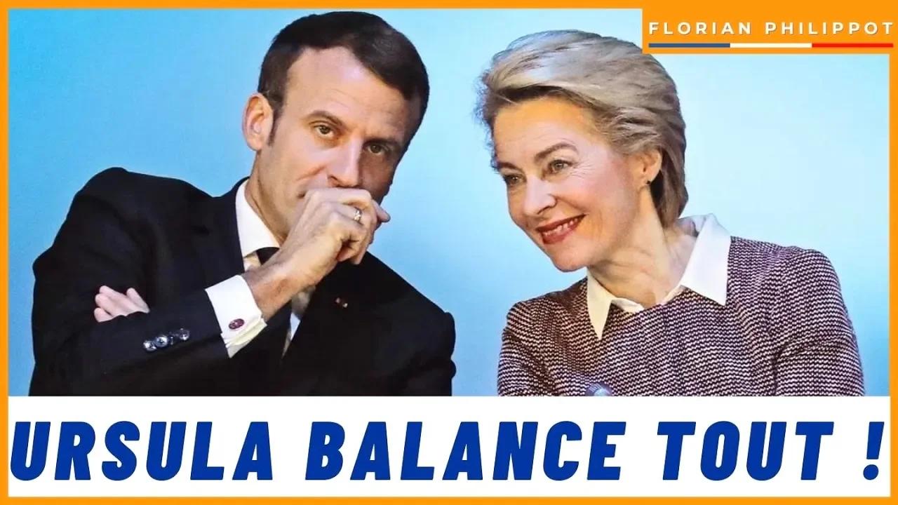 Plan secret de Macron : Ursula Von der Leyen balance tout