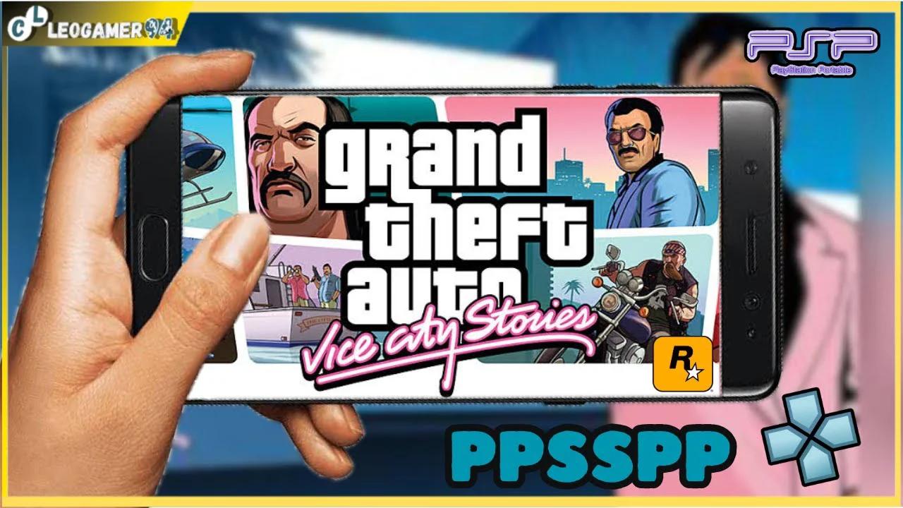 GTA VICE CITY STORIES De PSP Em Português BR Rodando Liso Com Emulador ...
