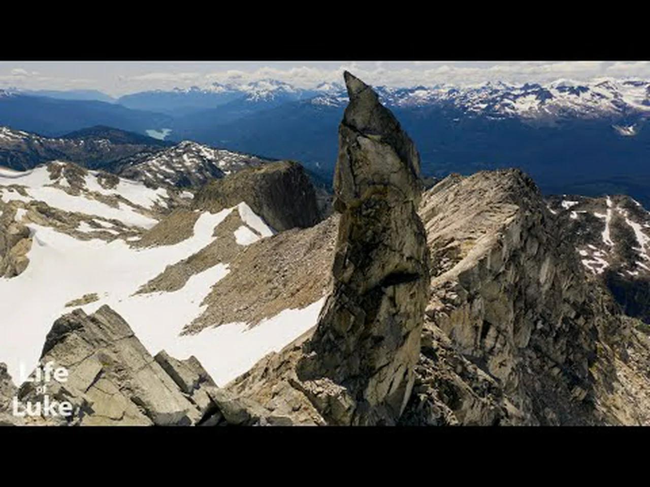 A fun ridge scramble on Rainbow Mountain, Whistler
