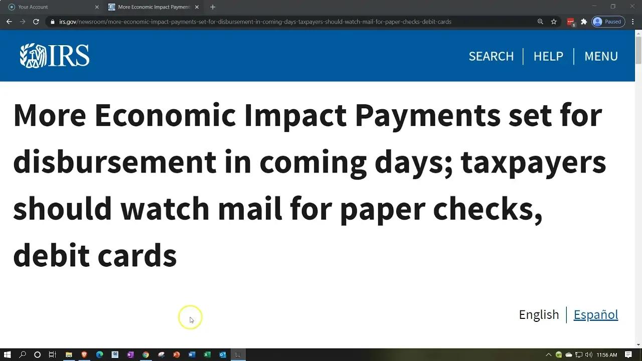 More Economic Impact Payments set for disbursement in coming days