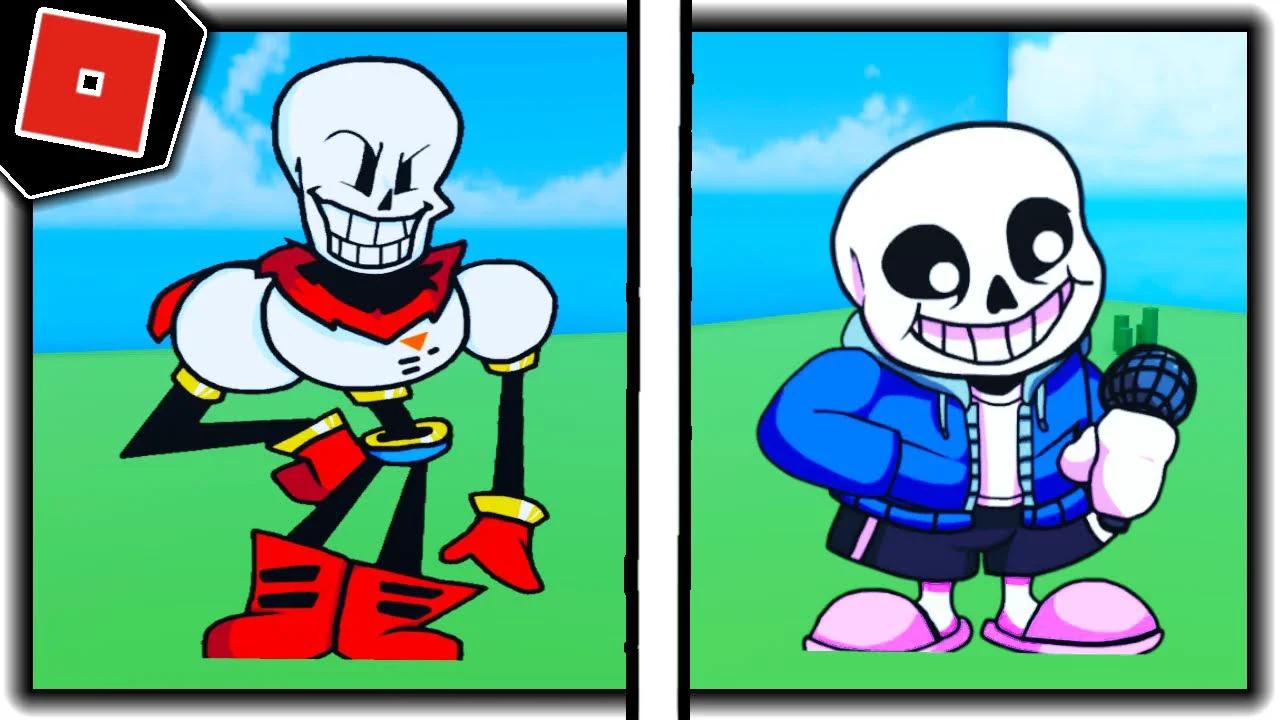 How to get SANS and PAPYRUS BADGES in FUNKY FRIDAY NIGHT RP - Roblox