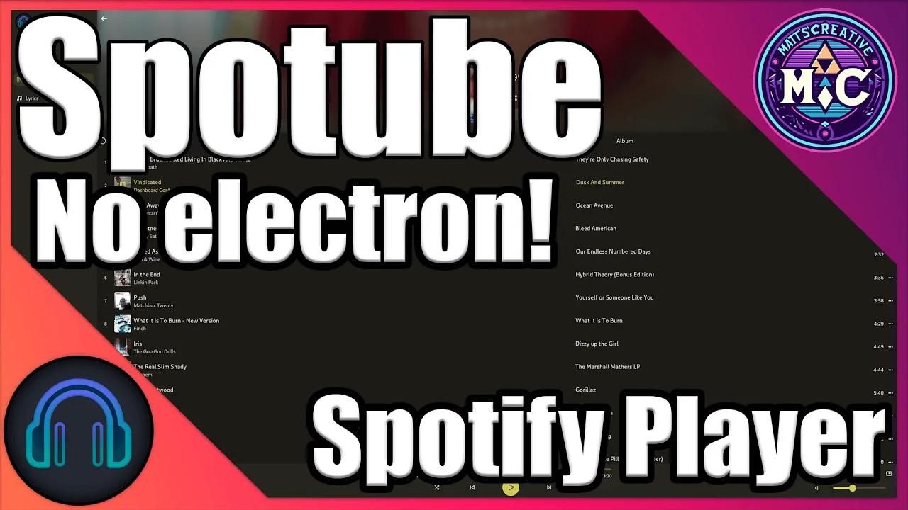 Spotube The spotify Player without Electron and better audio