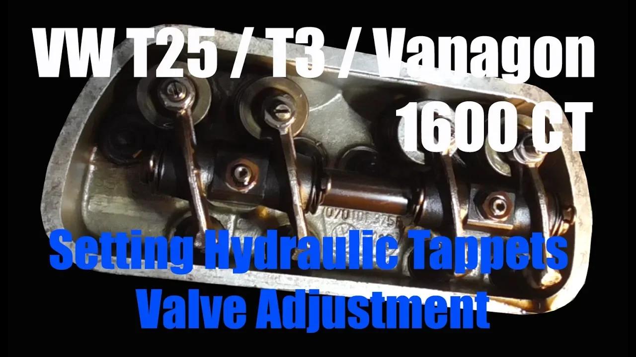 VW T25 T3 1600 CT Set Hydraulic Tappets Valve Clearance 1600 CT ...