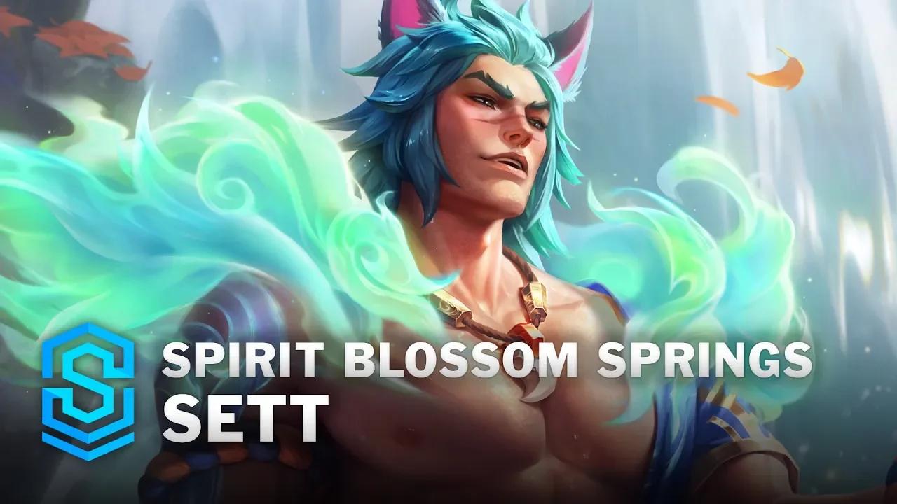 Spirit Blossom Springs Sett Skin Spotlight - League of Legends