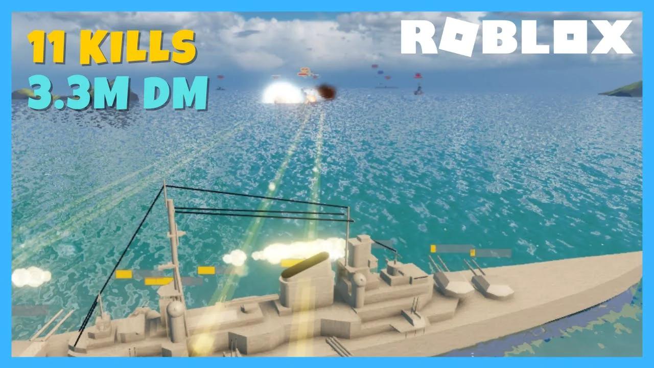 Roblox Warships | Tempest | 11 KILLS | 3.3M Damage - Replay Gameplay