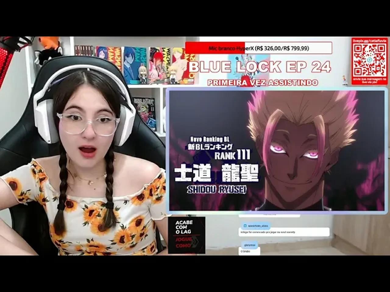 Catia Flavia - O MONSTRO CHAMADO SHIDOU | BLUE LOCK VS SUB 20 DO JAPÃO | Blue Lock | Ep 24 ( React )