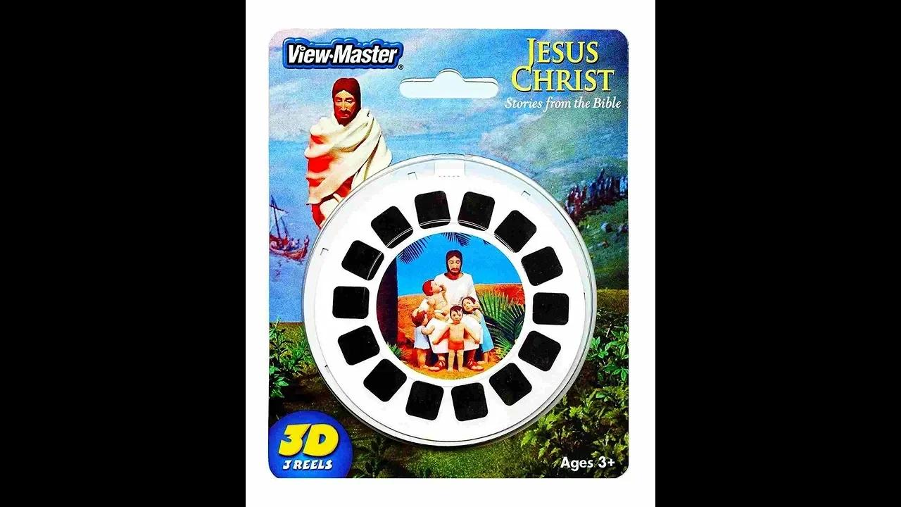 VIEW MASTER reading of JESUS CHRIST / bible easter 3D slide movie game ...