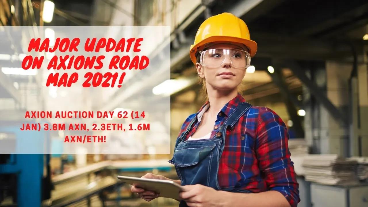 Axion Auction Day 62 (14 Jan) 3.8M AXN, 2.3ETH, 1.6M AXN/ETH! Major ...