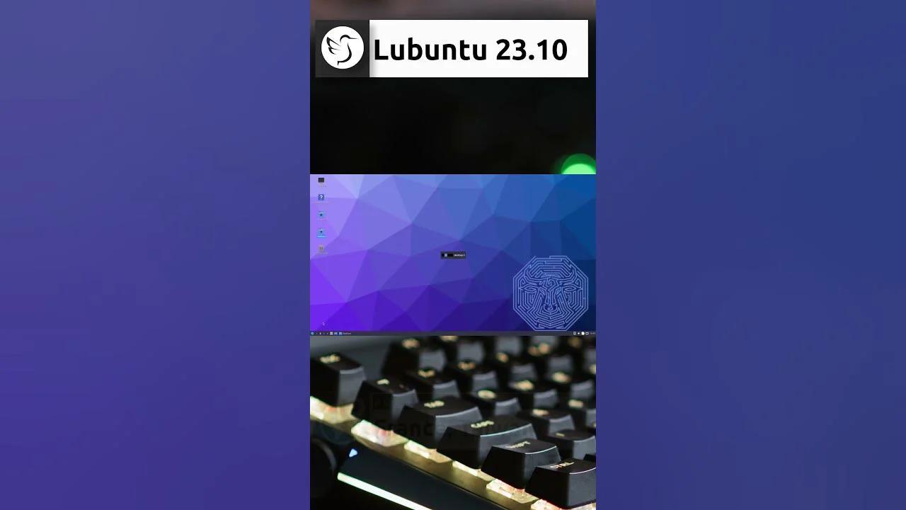 Lubuntu 23.10 Quick Overview #shorts