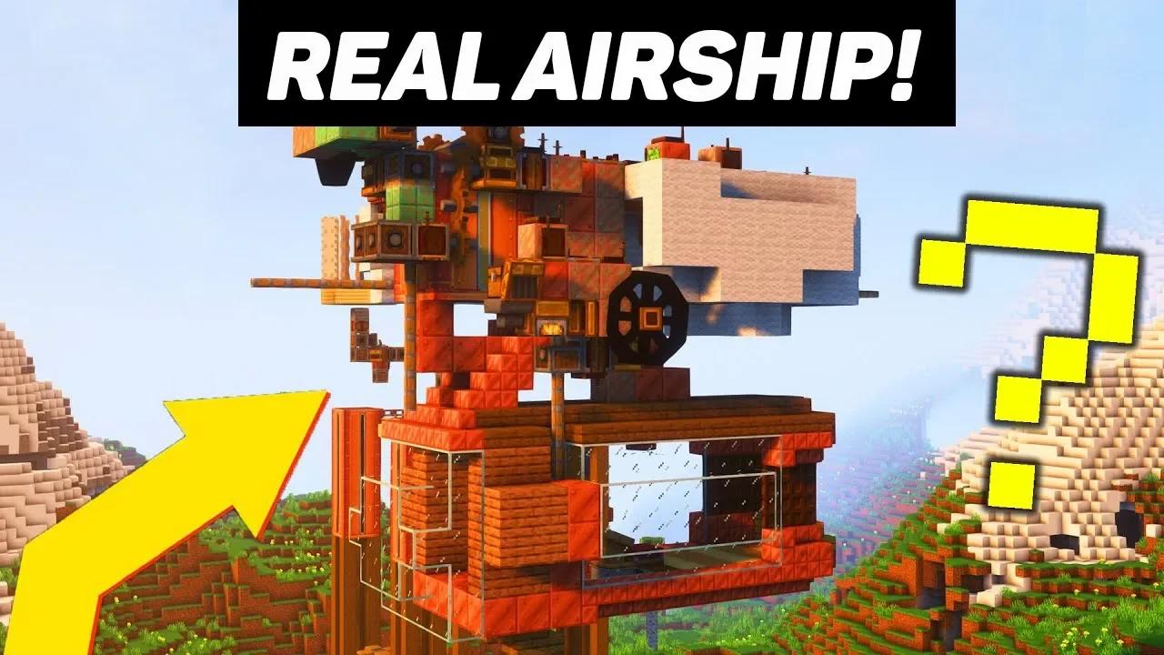 Create mod. Realistic airship. Tutorial/ guide 1.16.5-1.18.2 (minecraft ...