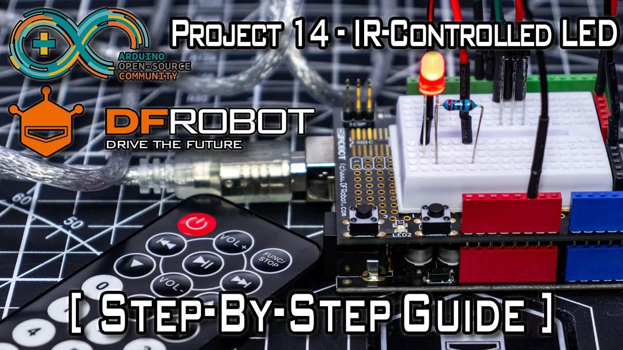 Dfrobot Beginner Kit For Arduino® Project 14 Ir Controlled Light