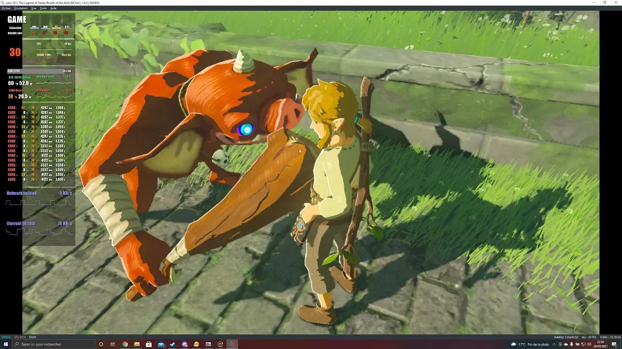 Yuzu Emulator Zelda: Breath of the Wild | RTX 3070 140W |R7 5800H ...