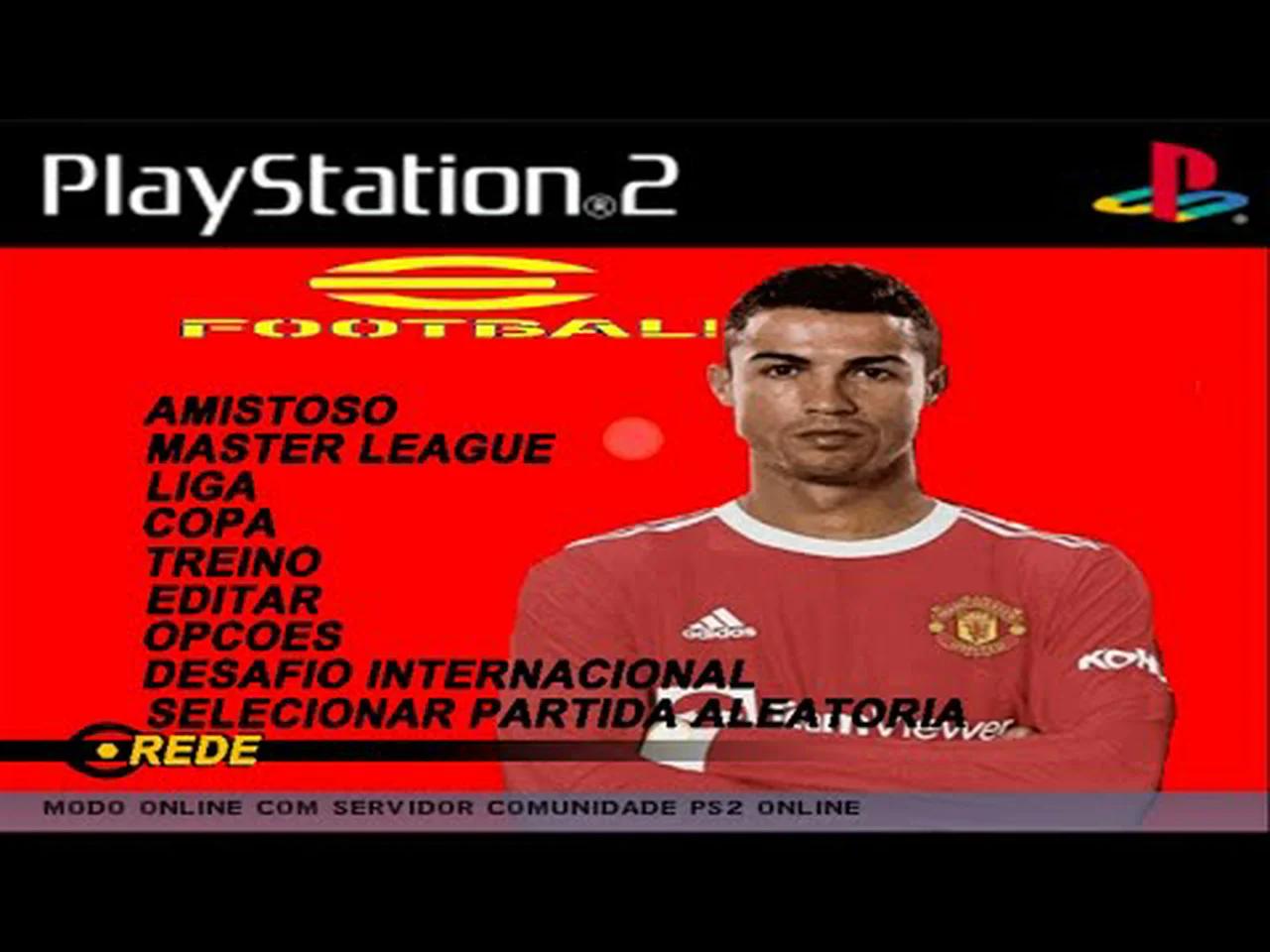 PES 2021 PS2 GRÁTIS SUPER ATUALIZADO MODO ONLINE EDITOR BY VILIMAR