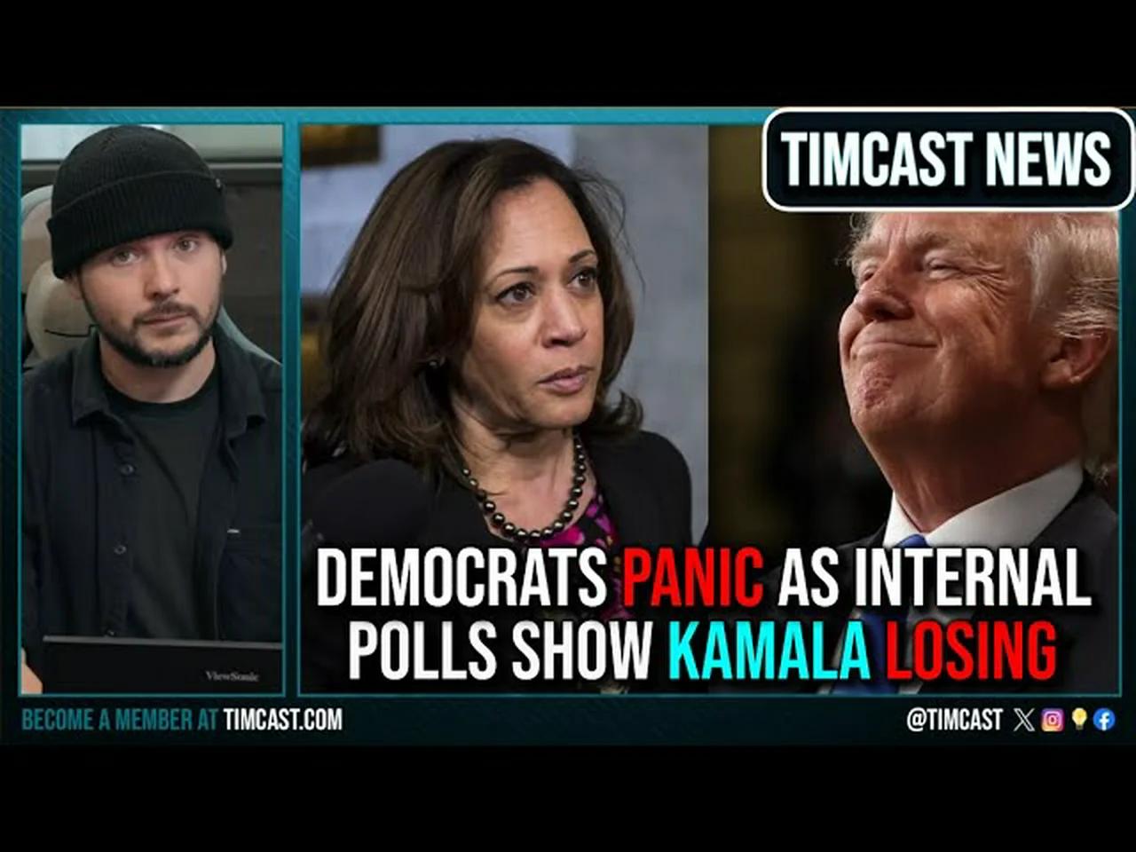 Democrats PANIC As Internal Polls Have Kamala LOSING White Voters In ...
