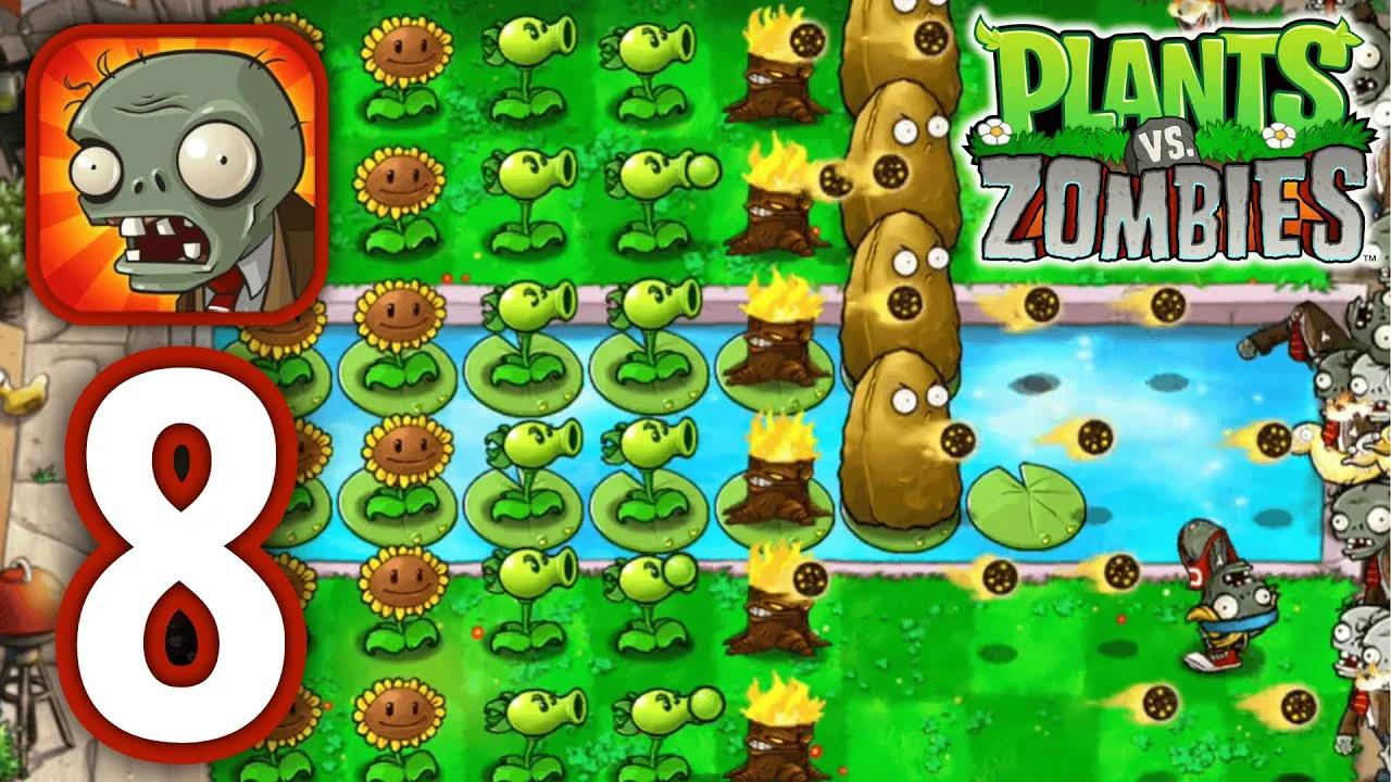 Plants Vs Zombies - Levels 7-9 POOL (Playthrough Part 8)
