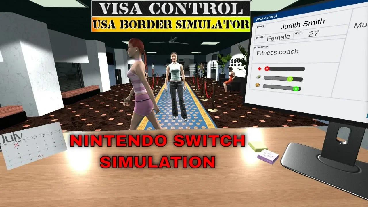 Visa Control USA Border Simulator - Nintendo Switch gameplay release