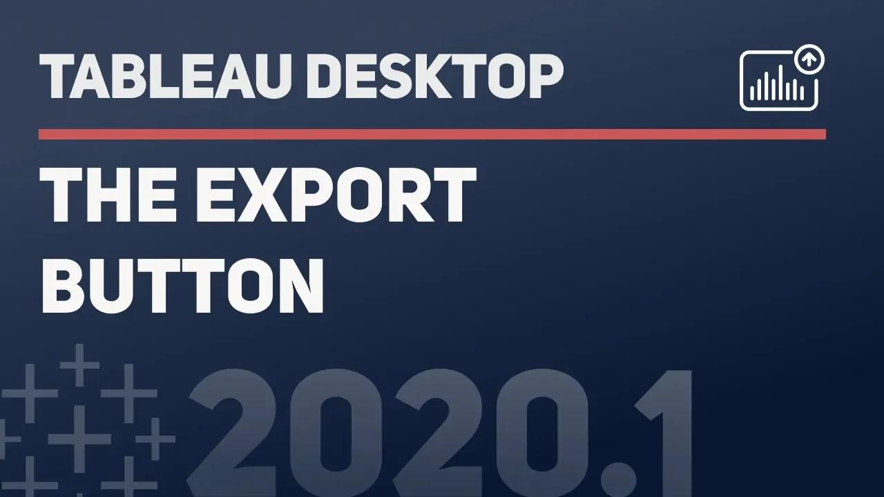 How to use the Export Button to PDF, PowerPoint, or images in Tableau ...