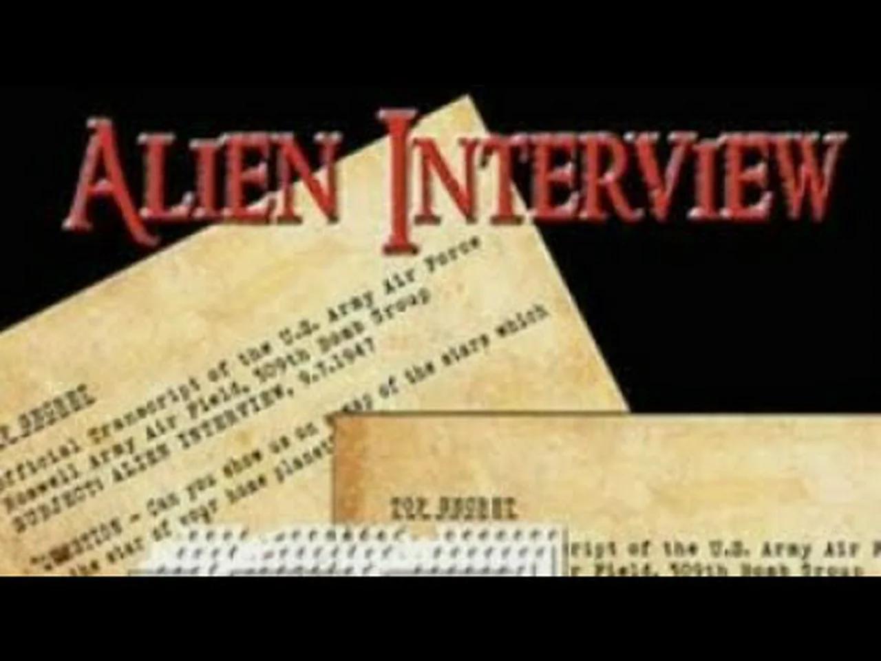 Alien Interview Reading And Discussion 4