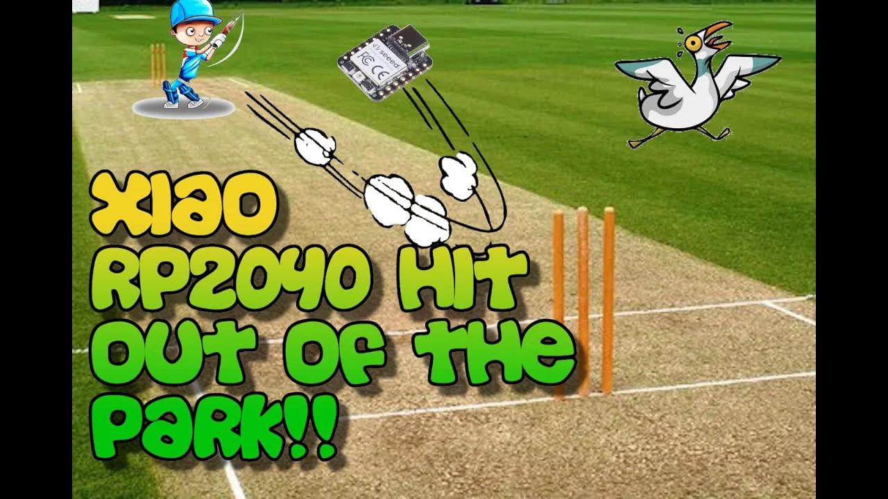 XIAO RP2040 plays a game of Cricket? (hint: Micropython makes it ...