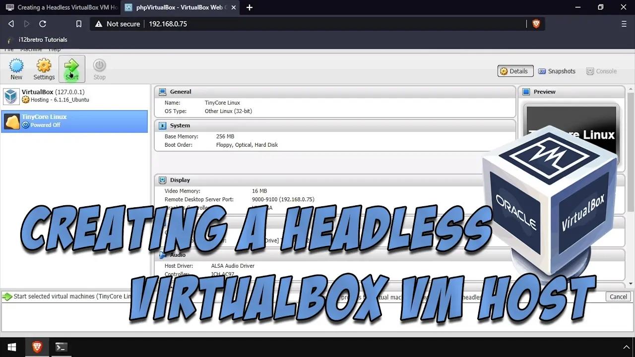 Creating a Headless VirtualBox VM Host on Ubuntu Server