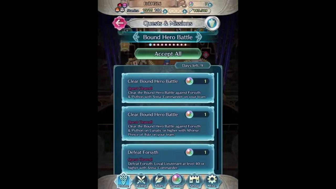 ErikH526 - Fire Emblem Heroes - Bound Hero Battle Revival Forsyth ...